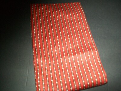 Vintage Moda Calico Red Stripe Fabric Remnant Cotton Sewing Quilting ...