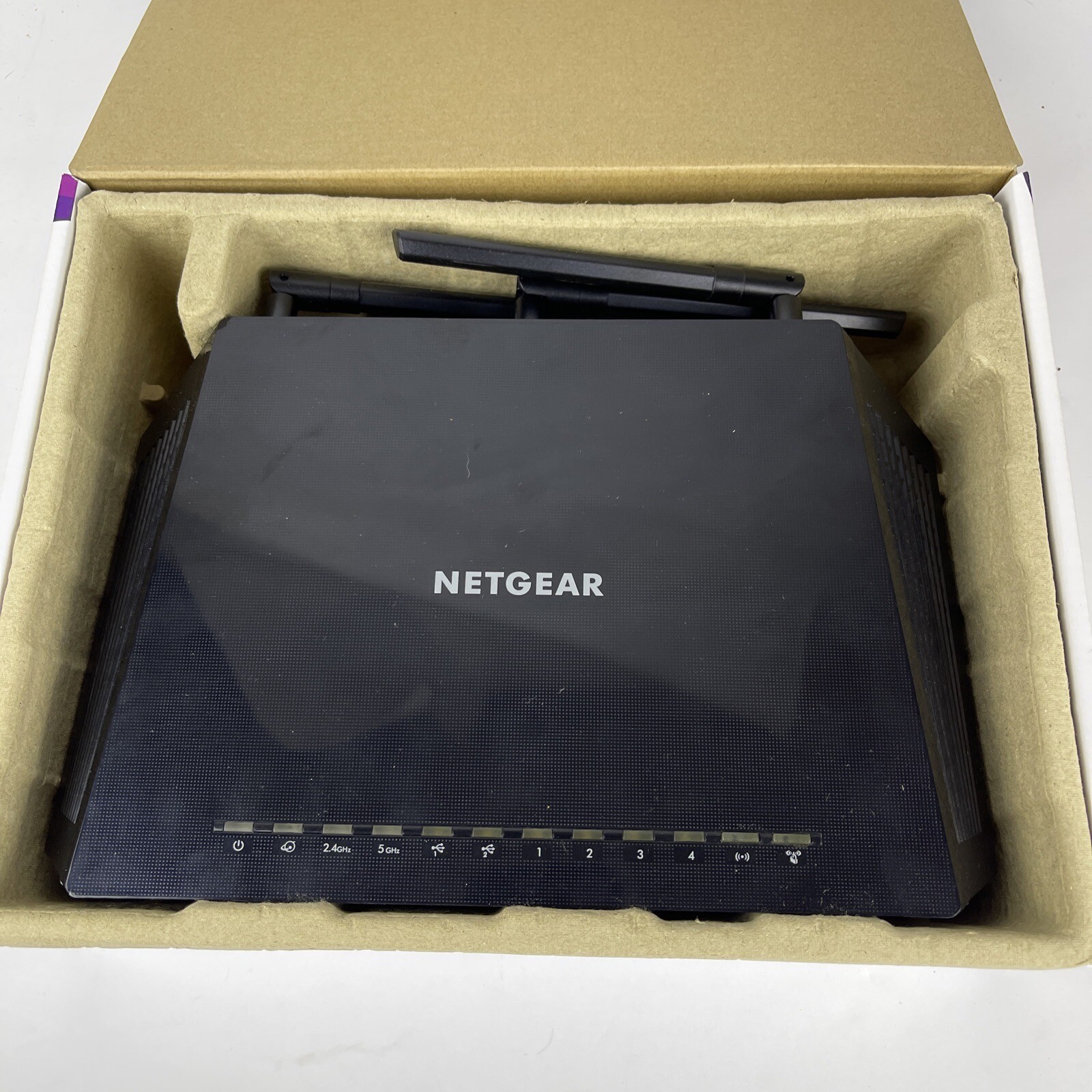 NETGEAR - AC1750 Dual-Band Wi-Fi 5 Router - Black (R6400-100NAS ...