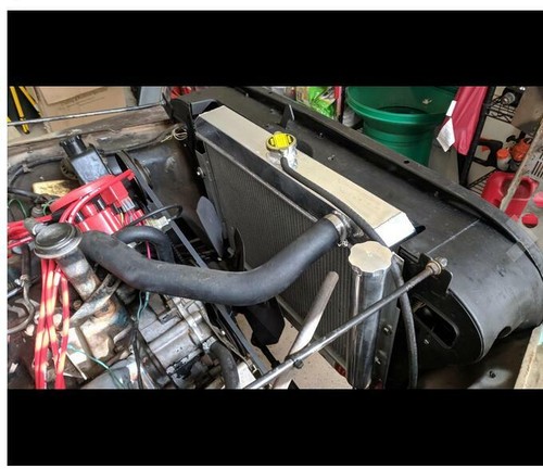 3 Row Core Aluminum Cooling Radiator for Jeep CJ5, CJ6, CJ7 1972-86 ...