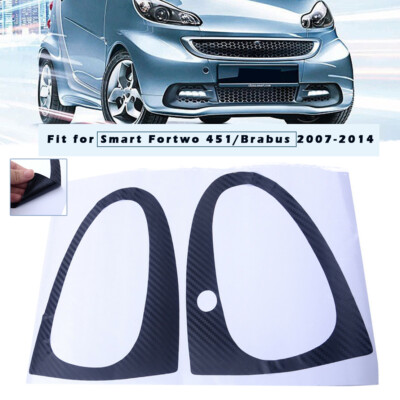 For Smart Fortwo 451 Brabus 2007-2014 2x Door Handle Decal Vinyl Car ...