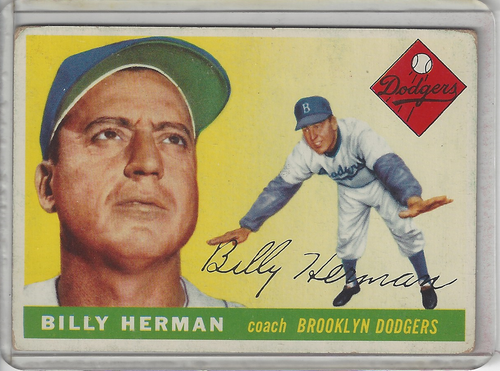 1955 Topps #19 Billy Herman CO VG-EX Condition | eBay