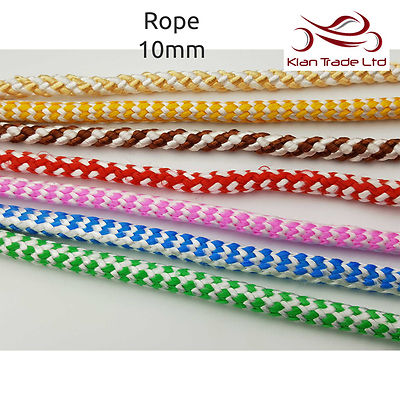 POLYPROPYLENE ROPE BRAIDED POLY CORD STRONG 10MM BOATING CAMPING ...
