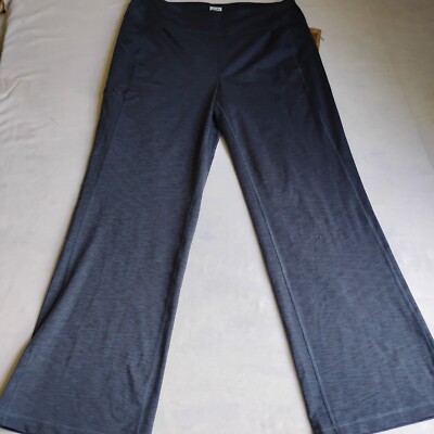 Duluth Trading Pants Womens Large Noga Relaxed Wide Leg Zip Pockets ...