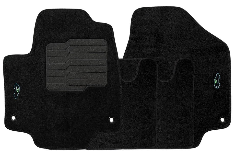 2017-2024 Chrysler Pacifica Carpet Floor Mats Front and Rear Black | 4 ...