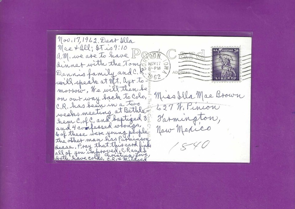 the Post Office at Corydon Iowa 1962. real photo postcard | eBay