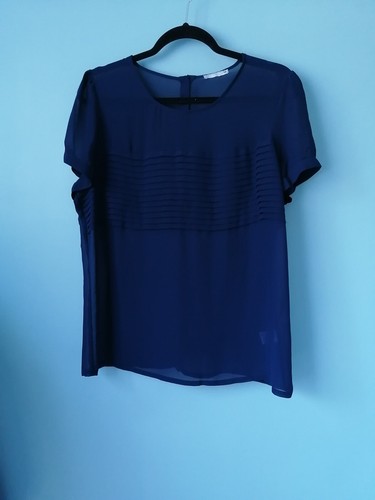TARGET. Navy sheer blouse. Size 14. | eBay Australia
