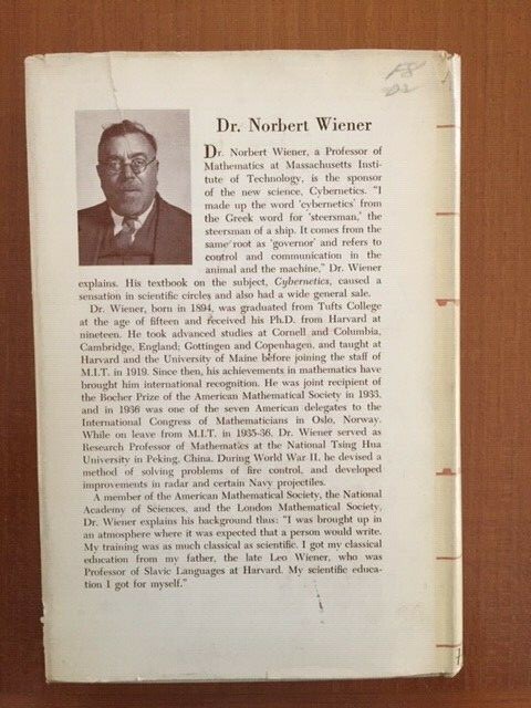 Norbert Wiener. The Human Use of Human Beings [1st Edition] | eBay