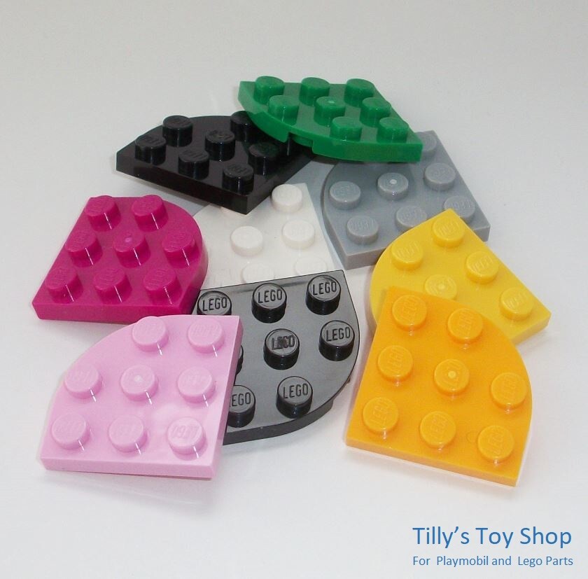 Lego - 3x3 Quarter Circle Thin Tile - Pick Colour & Pack Size - ID ...