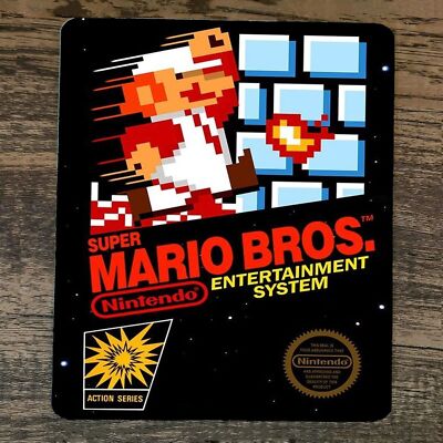 Mouse Pad Mario Arcade Video Game Super Bros NES Box Cover | eBay