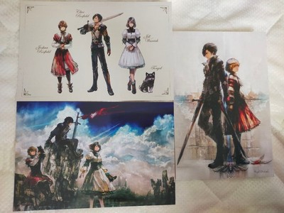Square Enix Final Fantasy XVI Postcard Set Clive Jill Joshua New | eBay
