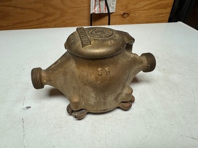 Gas & Water Meters - Vintage Rockwell Brass Water Meter