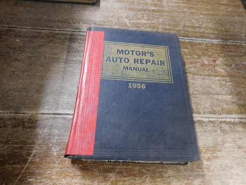 Service Manual Book Motor's Auto Repair Manual 1956 | eBay