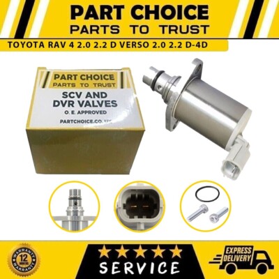 FUEL PUMP REGULATOR CONTROL VALVE Fits TOYOTA RAV 4 2.0 2.2 D VERSO 2.0 ...