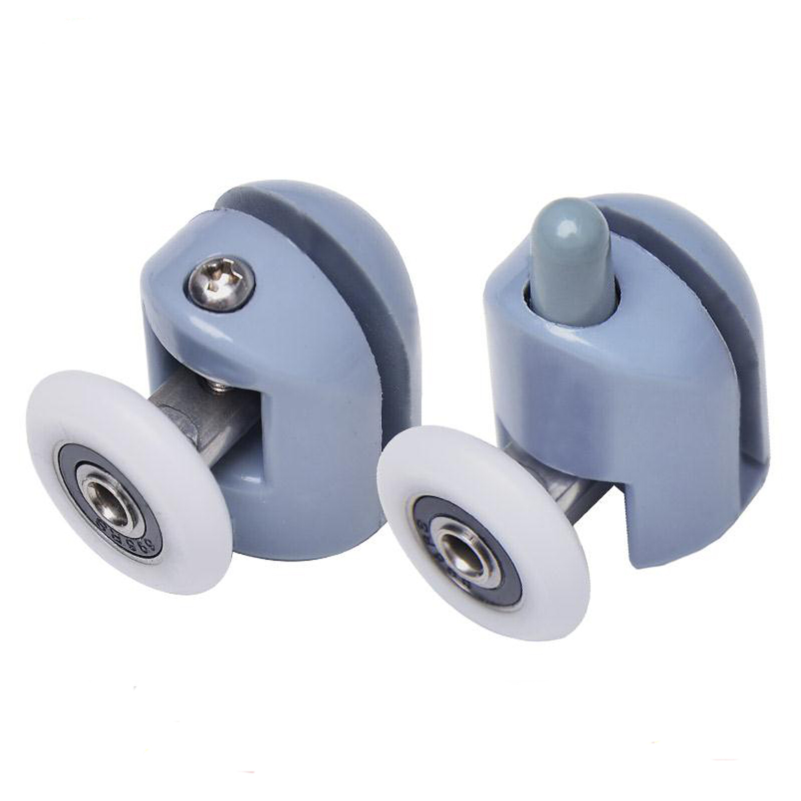 8X Twin Shower Screen Door ROLLERS/Runners/Wheels Top & Bottom 23mm ...
