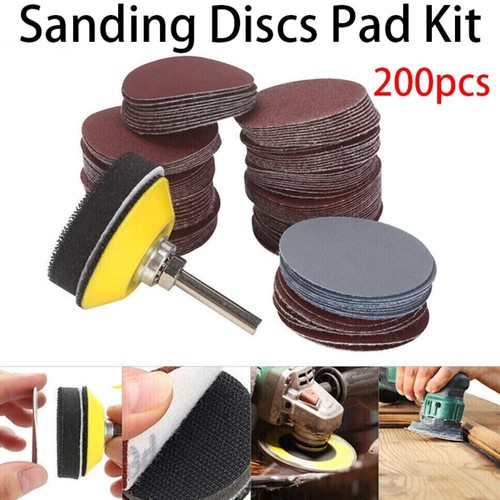 Drill Sander Attachment Sanding Discs Pad Kit Flocking Sandpaper SetFor Drill | eBay