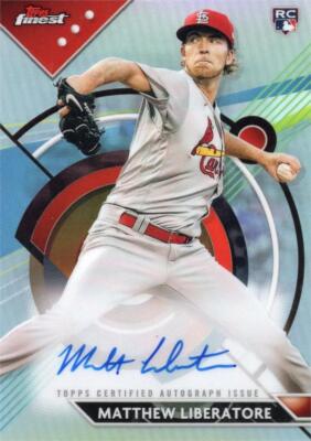Matthew Liberatore signed baseball card 2023 Topps Finest Rookie ...