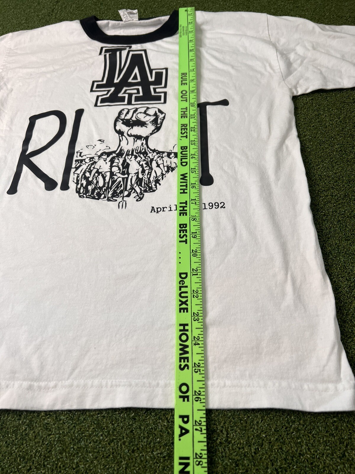 VINTAGE Los Angeles LA Riots 1992 T-shirt Men Medium … - Gem