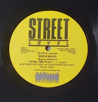 Ellis D. Boom-Boom By DonTay 1989, Vinyl-12" Single NM Cond Pre-owned ...