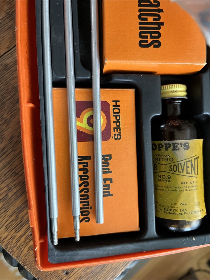 Vintage Hoppe's No. 9 Deluxe Gun Cleaning Kit W/extras 26285511901| eBay