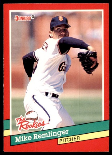 1991 Donruss The Rookies Mike Remlinger Baseball Cards #37 | eBay