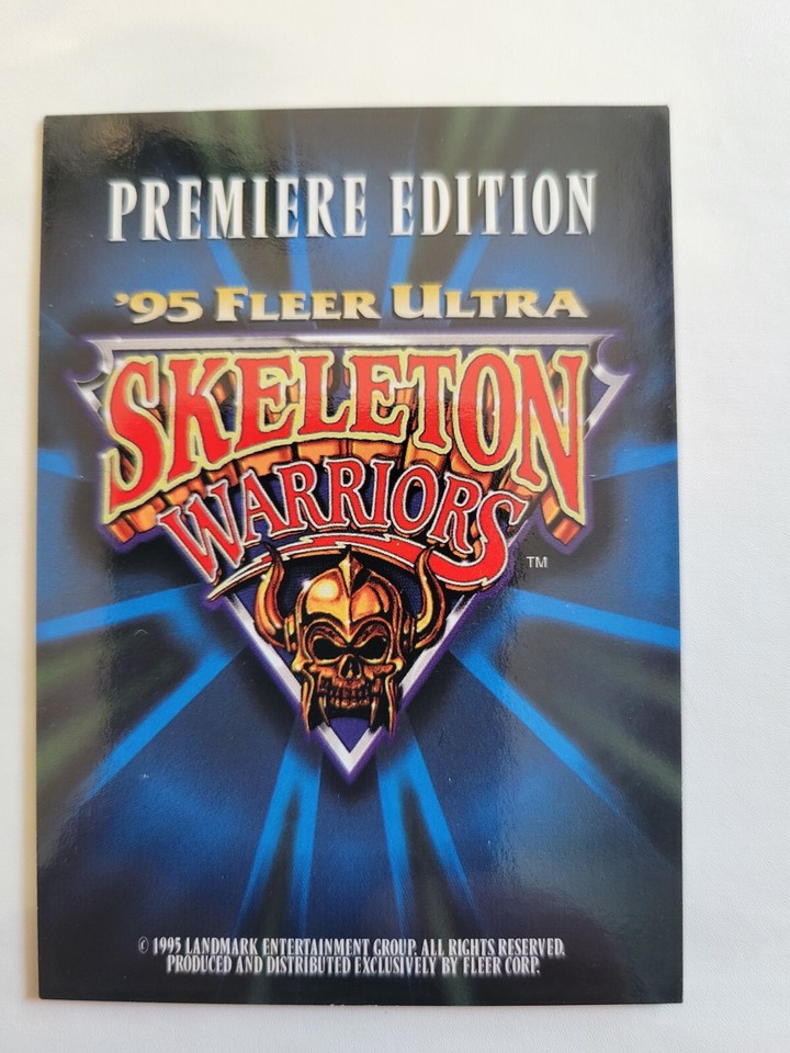 1995 Premier Edition Promo Fleer Ultra Skeleton Warriors Card Grimskull ...