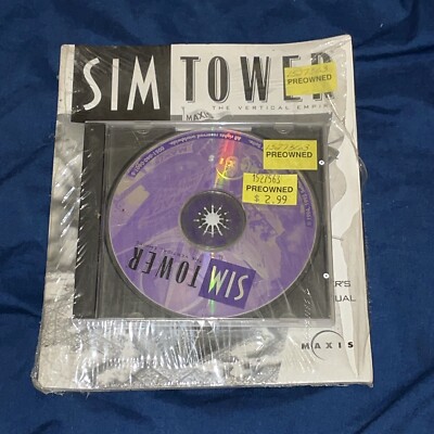Maxis Sim Tower W/ Manual: The Vertical Empire 1994 | eBay