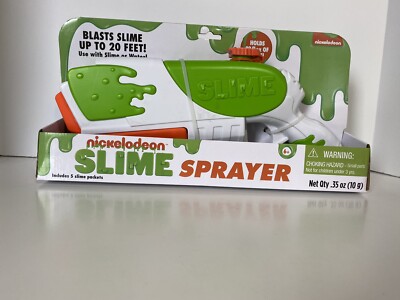 Nickelodeon SLIME Sprayer Blaster GUN - Includes 5 Slime Packets ...