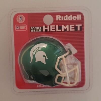 Michigan State Spartans Riddell Speed Pocket Pro Helmet in Clam Shell ...