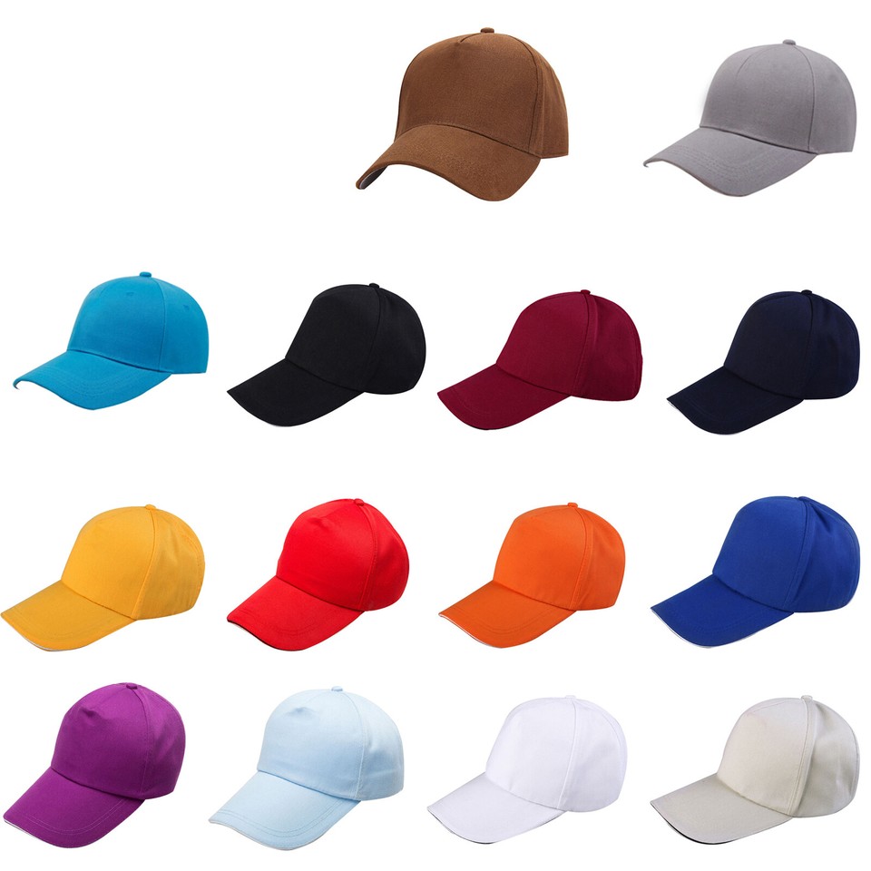 10 x Sublimation Blank Caps Adjustable Polyester Cap Baseball Hat for ...