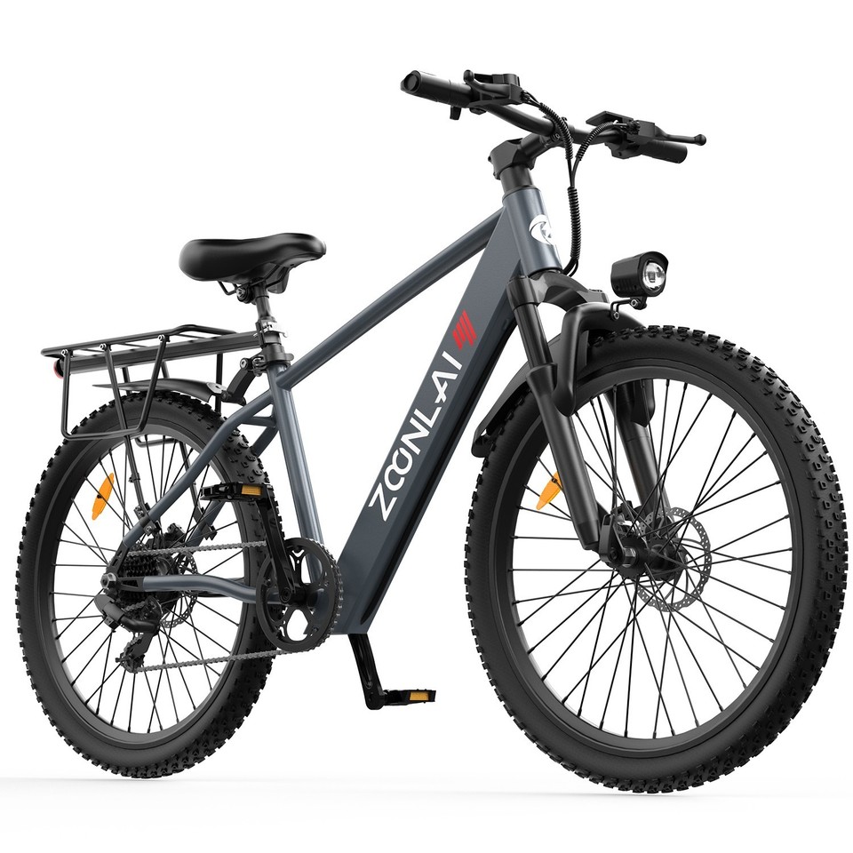 24in Electric Bike for Adult 500W 22MPH 40 Miles 7 Speed City Commuting ...