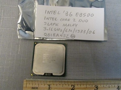 Intel Core 2 Duo E8500 CPU 3.16 GHz 6MB LGA-775 Dell Desktop CPU SLAPK ...