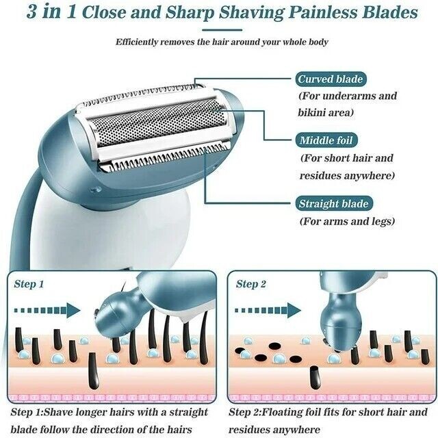 Electric Shaver for Women - Best Pubic Hair Razor - Bikini Trimmer for ...