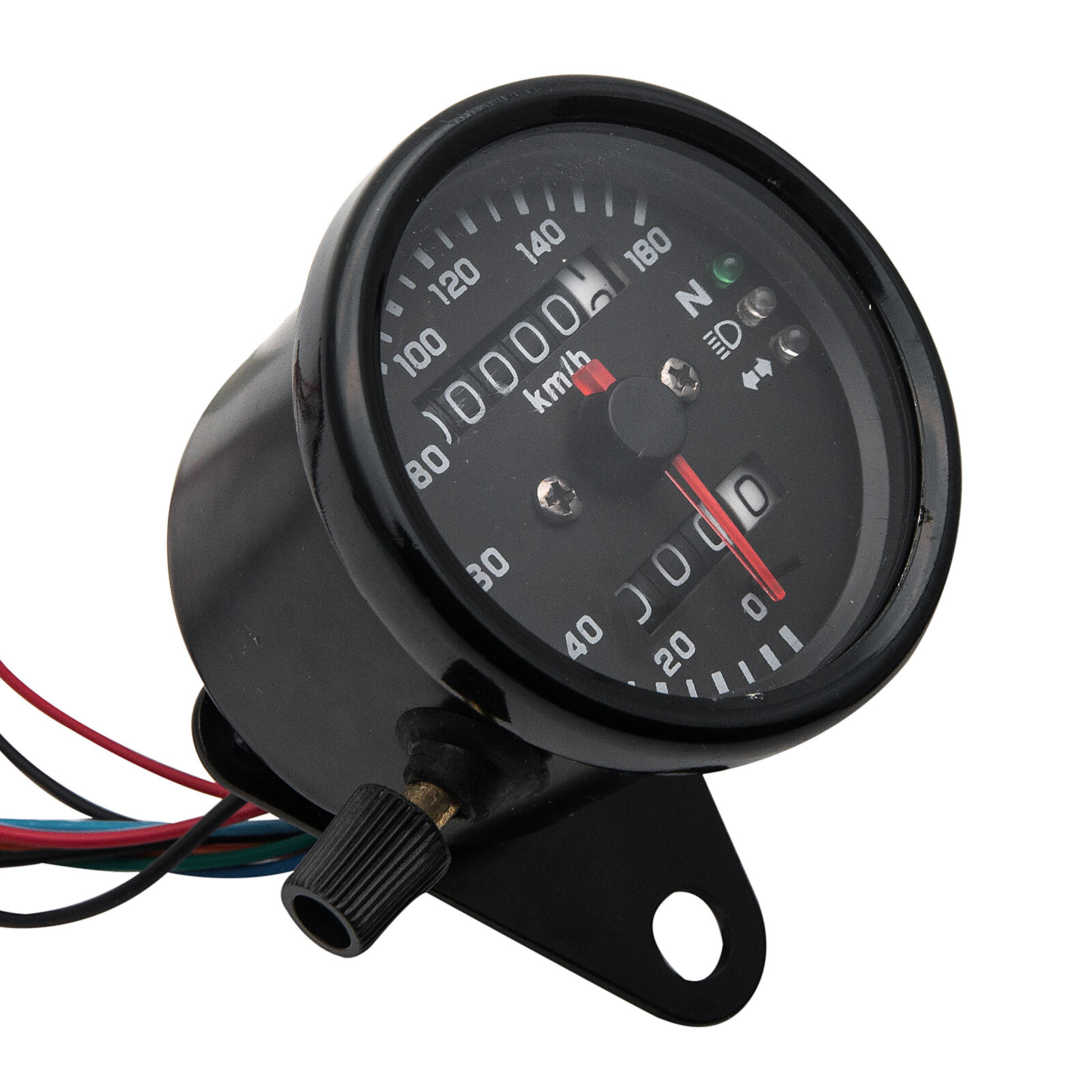 Motorcycle Motorbike Universal Digital LCD Tachometer Speedometer ...