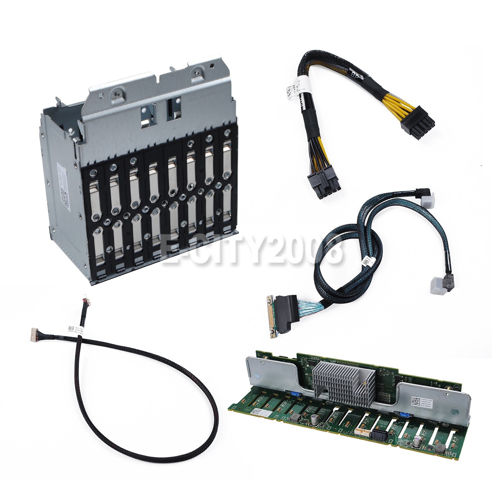 Dell Poweredge R730 R830 16 Bay HDD Backplane Cage Upgrade Kit P51CF ...