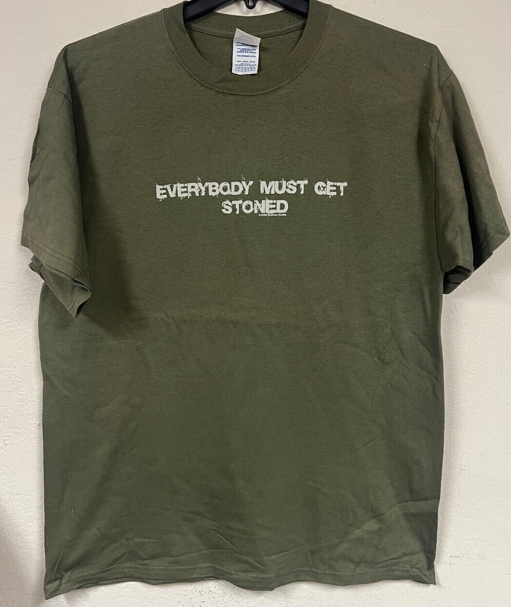 EVERYBODY MUST GET STONED T-Shirt, Vintage 2005 Shirt By Fashion Victim ...