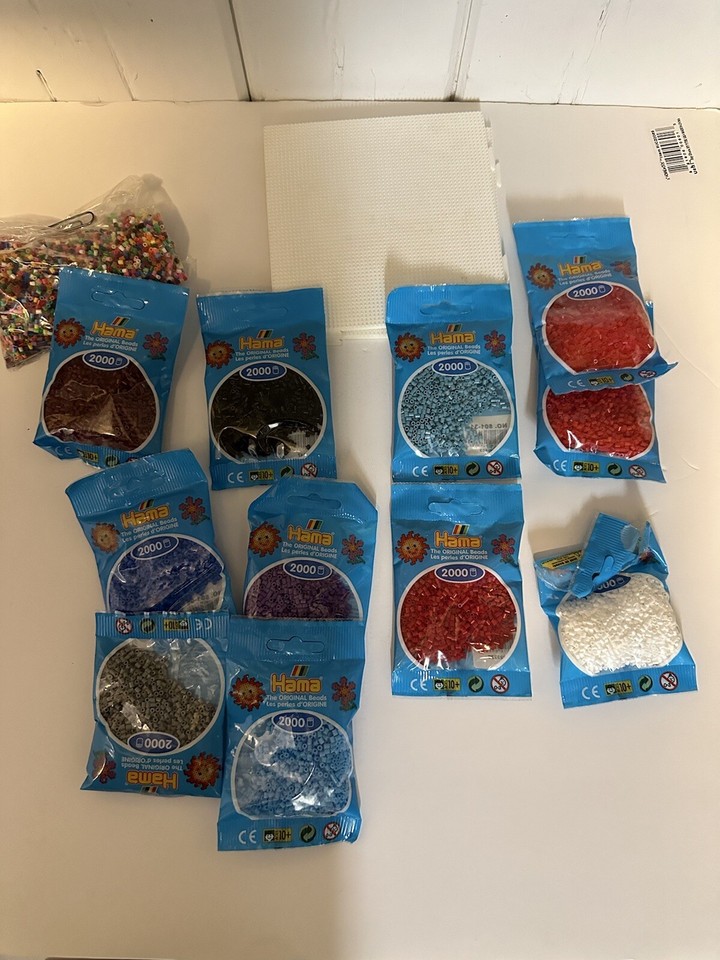 Perler Bead Mega Assortment And Hama Bead Assortment Lot | eBay