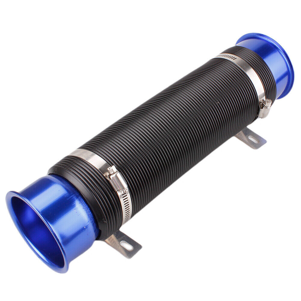 3'' Universal Flexible Car Cold Air Intake Hose Filter Pipe Telescopic ...