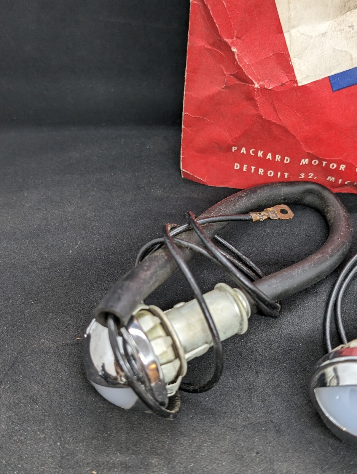 NOS 1954 PACKARD CLIPPER LICENSE PLATE LIGHT LAMP SET 439628 4PL | eBay