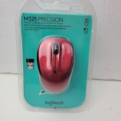 Logitech M325 Wireless Mouse W/ Unifying Receiver - Red (IL/GM1-1182 ...