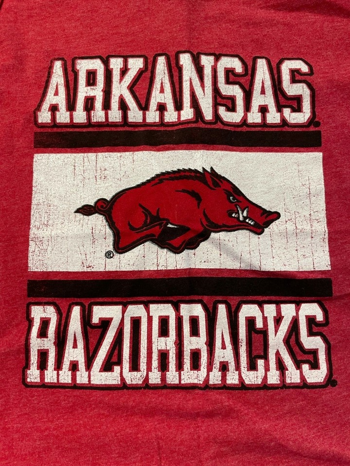 NWT Boys Arkansas Razorbacks Cute Red Vintage Look Logo Tank Top Size ...