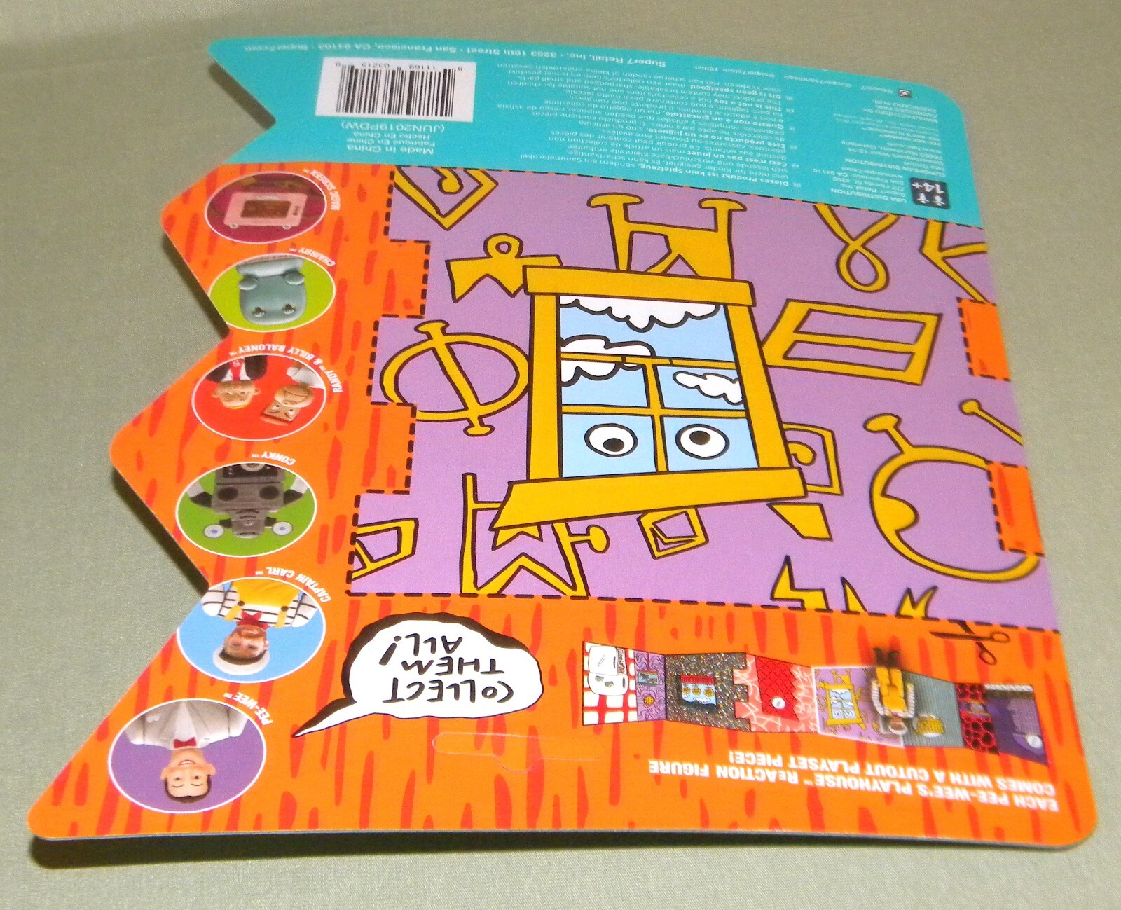 Captain Carl Pee-wee's Playhouse Super7 Reaction Action Figure for sale ...