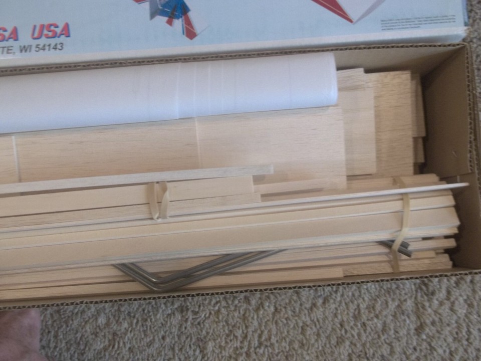 Vintage RC airplane kit. Balsa USA Stingray 120, NIB. Rare Mint. | eBay