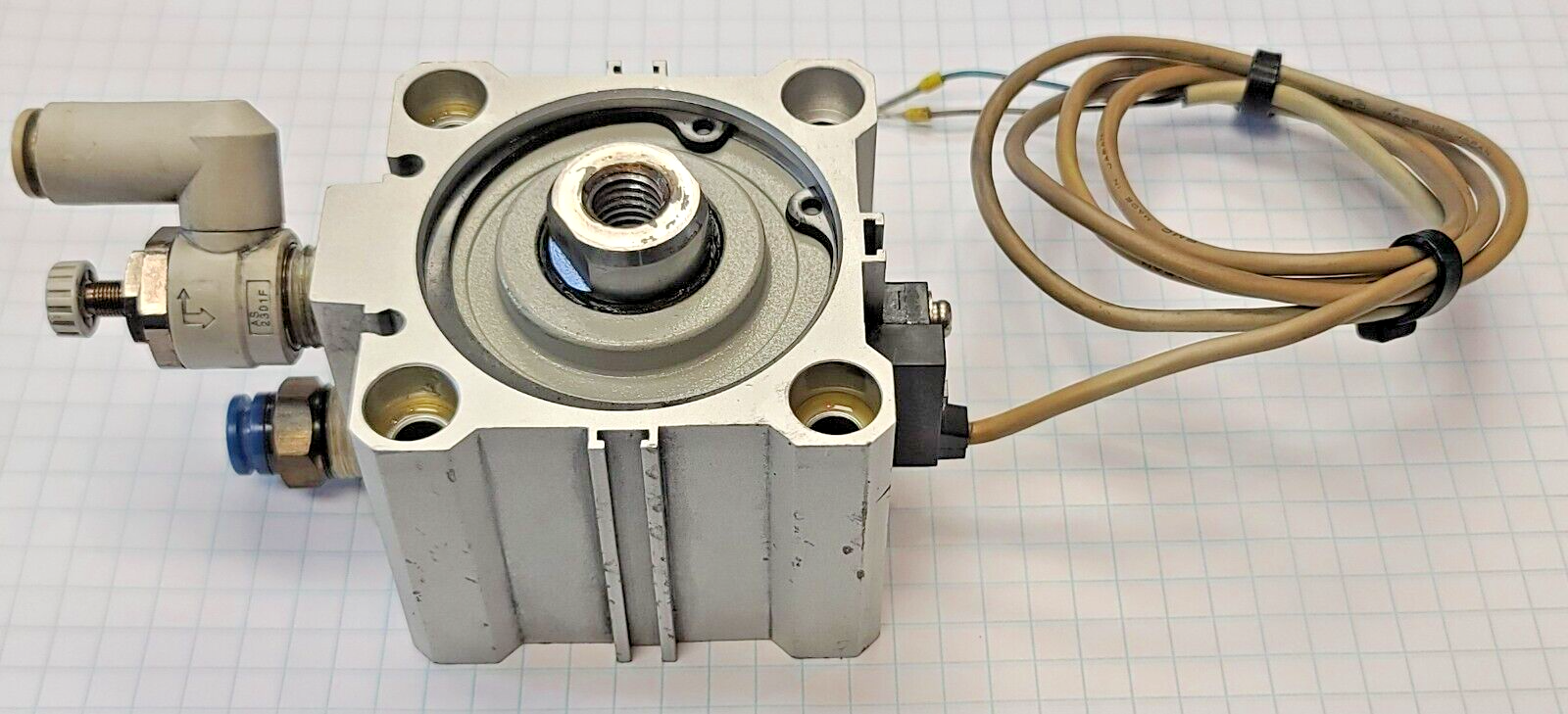 SMC Pneumatic Cylinder CDQ2B50-10D-F7BVL-X271 with Auto Switch D-F7BV M10 X 1 | eBay