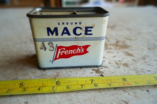 Vintage Empty Spice Tin Can French's Mace Lot 25-21 | eBay