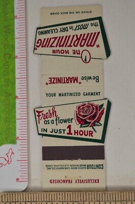 Matchbook Cover One Hour Martinizing Martinize Dry Cleaner Lakewood NJ ...