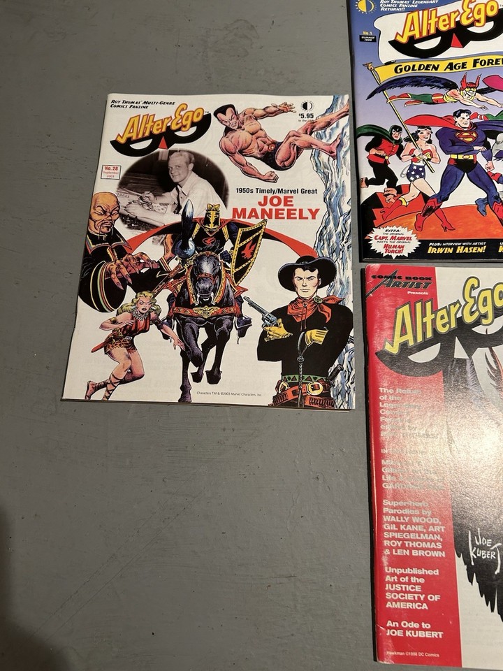 ALTER EGO TwoMorrows Comics Magazine lot Of 9 Issues | eBay