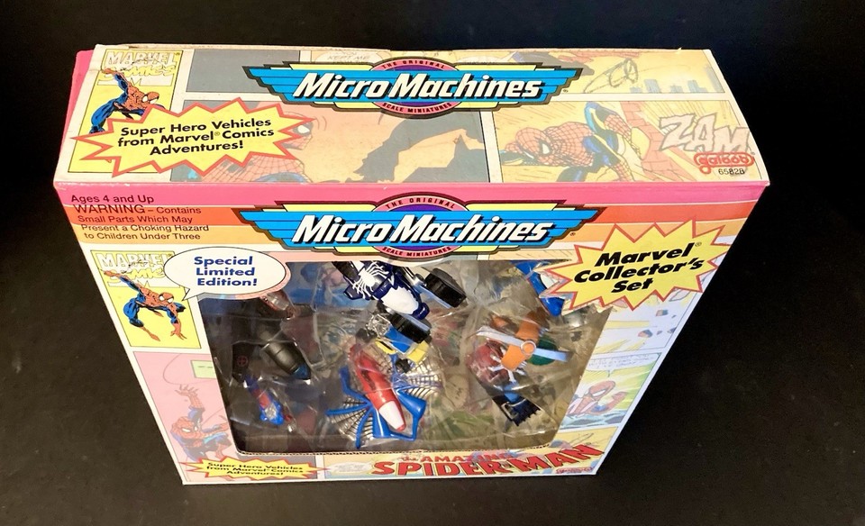 Micro Machines Marvel Amazing Spiderman Vehicle Collectors Set 1993 | eBay