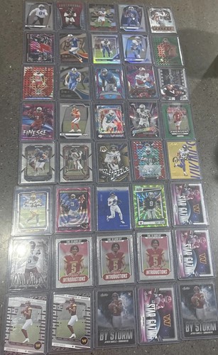 Lot Of 40 Football Cards Autographs,case Hits,numbered, inserts, rook ...