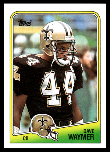 1988 Topps Dave Waymer #67 New Orleans Saints NFL Football Base Set | eBay