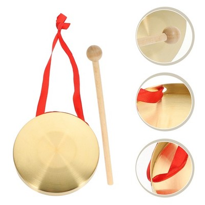 1 Set Chinese Gong Hand Gong Creative Music Toy for Festival Party Hand ...